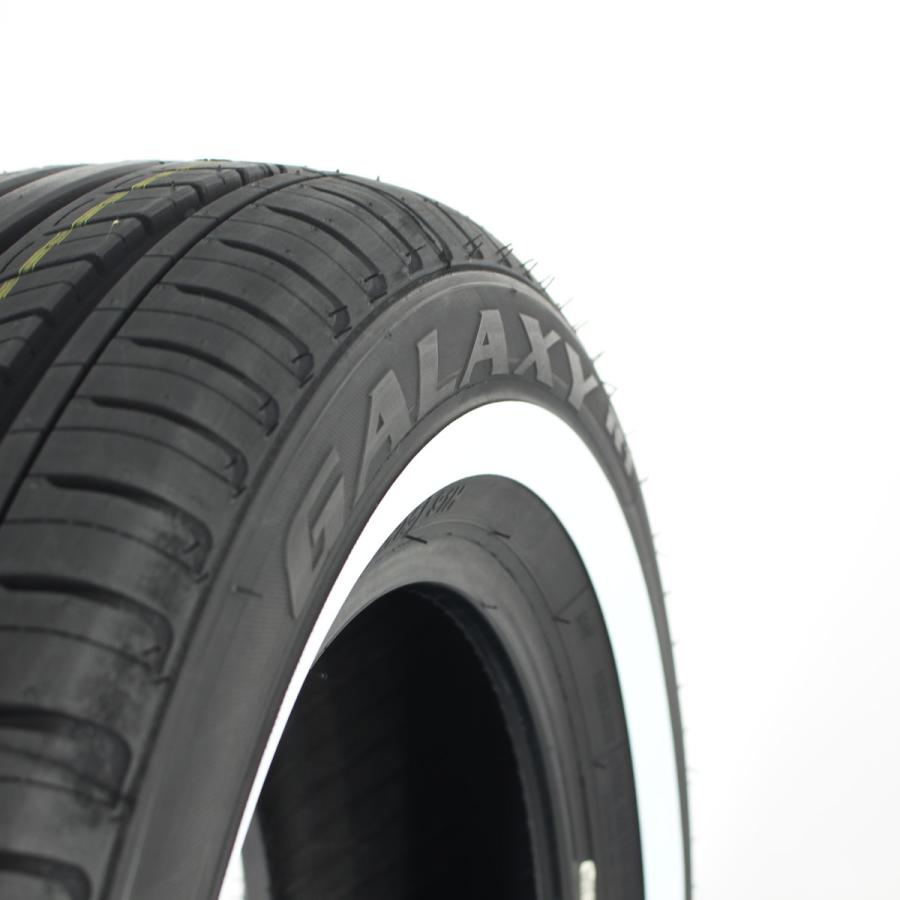 VITOUR TIRE GALAXY R1 WSW 155R15 タイヤ ヴィツァー 新古品 未使用 4本セット 15インチ ホワイトリボン ...