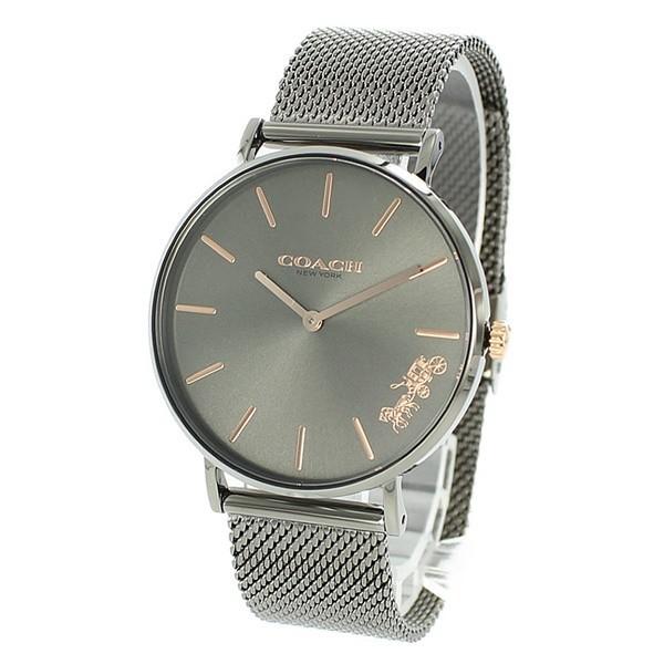 COACH アウトレット品の為、お値引き 値下げ コーチ レディース PERRY ペリー ローズゴールド ガンメタル メッシュ ステンレス ...