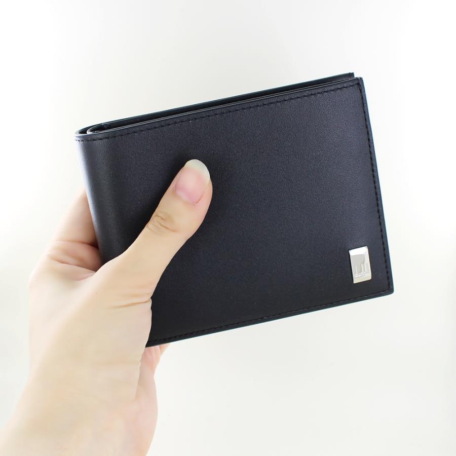 ラッピング済 ギフトセット ダンヒル メンズ 二つ折り財布 革 財布