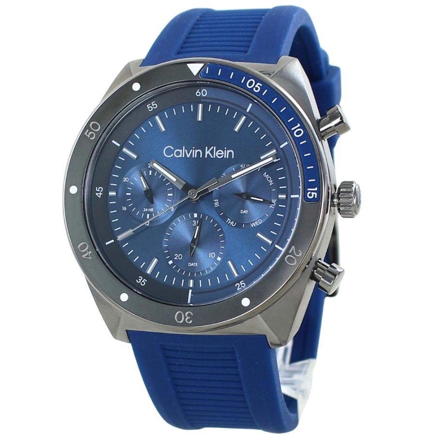 ck Calvin Klein カルバンクライン 腕時計 正規品 5年保証 ショッパー付き メンズ ブルー ラバーベルト プレゼント ...