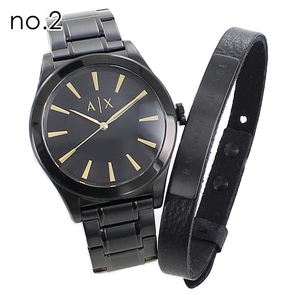 ARMANI EXCHANGE 選べる アルマーニエクスチェンジ アクセサリーセット メンズ 腕時計＆アクセサリーセット 専用BOX ギフト ...