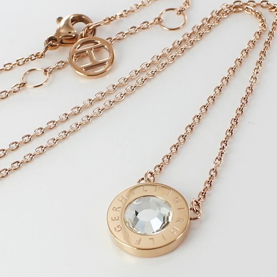 TOMMY HILFIGER トミーヒルフィガー ネックレス ペンダント レディース ピンクゴールド おしゃれ 誕生日プレゼント ランキング ...