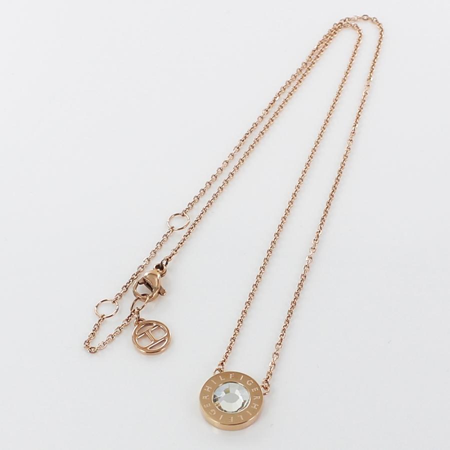 TOMMY HILFIGER トミーヒルフィガー ネックレス ペンダント レディース ピンクゴールド おしゃれ 誕生日プレゼント ランキング ...