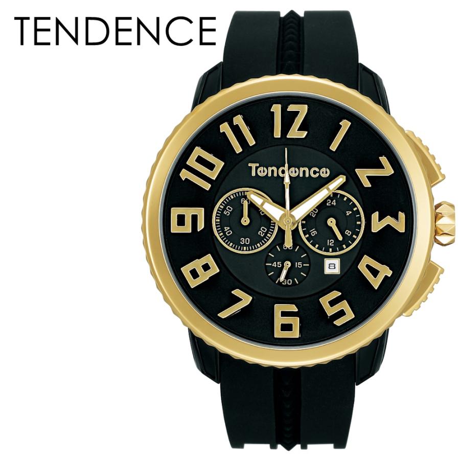 Tendence テンデンス 腕時計 手表 メンズ レディース モダン 3Dインデックス シリコンベルト クロノグラフ サプライズプレゼント : 腕時計ノップル - 通販 - Yahoo!ショッピング