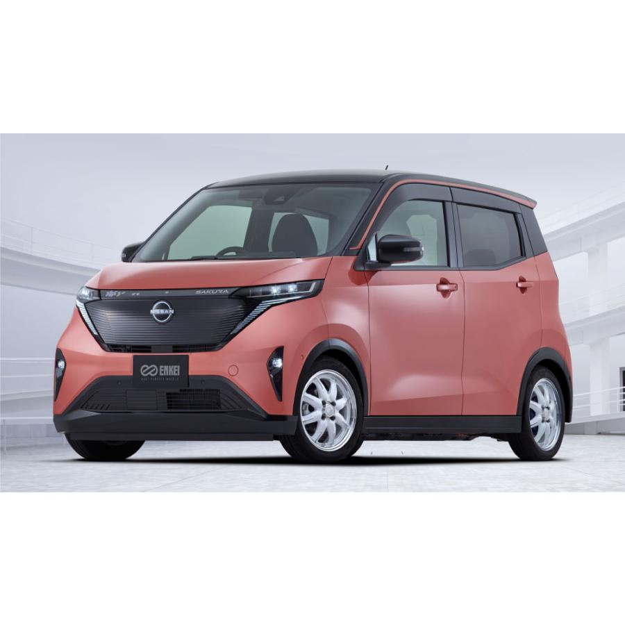 ENKEI エンケイ all one オールワン ホイール 15インチ 5.0J +45 4H PCD100 ブラック ガンメタリック シルバー ホワイト レッド イエロー カスタム ドレス ...