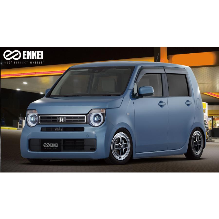 ENKEI エンケイ APACHE2 NeoClassic ホイール 15インチ 5.0J インセット+45 4H PCD100 ブラック ...