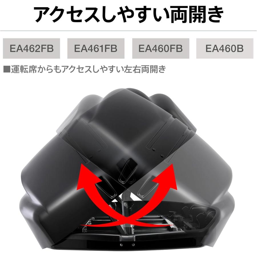 PIAA Terzo テルッツォ (by PIAA) ルーフボックス 416L〜496L Granforma (グランフォーマ) FLEXラージ ブラック 両開きFLEX セーフティロック付 ...