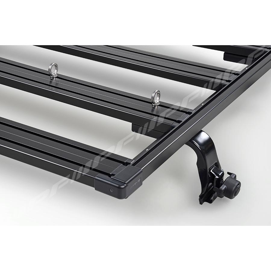 EXR-01 EXPルーフラック タイプA IPF EXPシリーズ フラットタイプ 1250mm×1400mm ブラック かっこいい 適合車種ジムニー ランドクルーザー NV100クリッパー ...