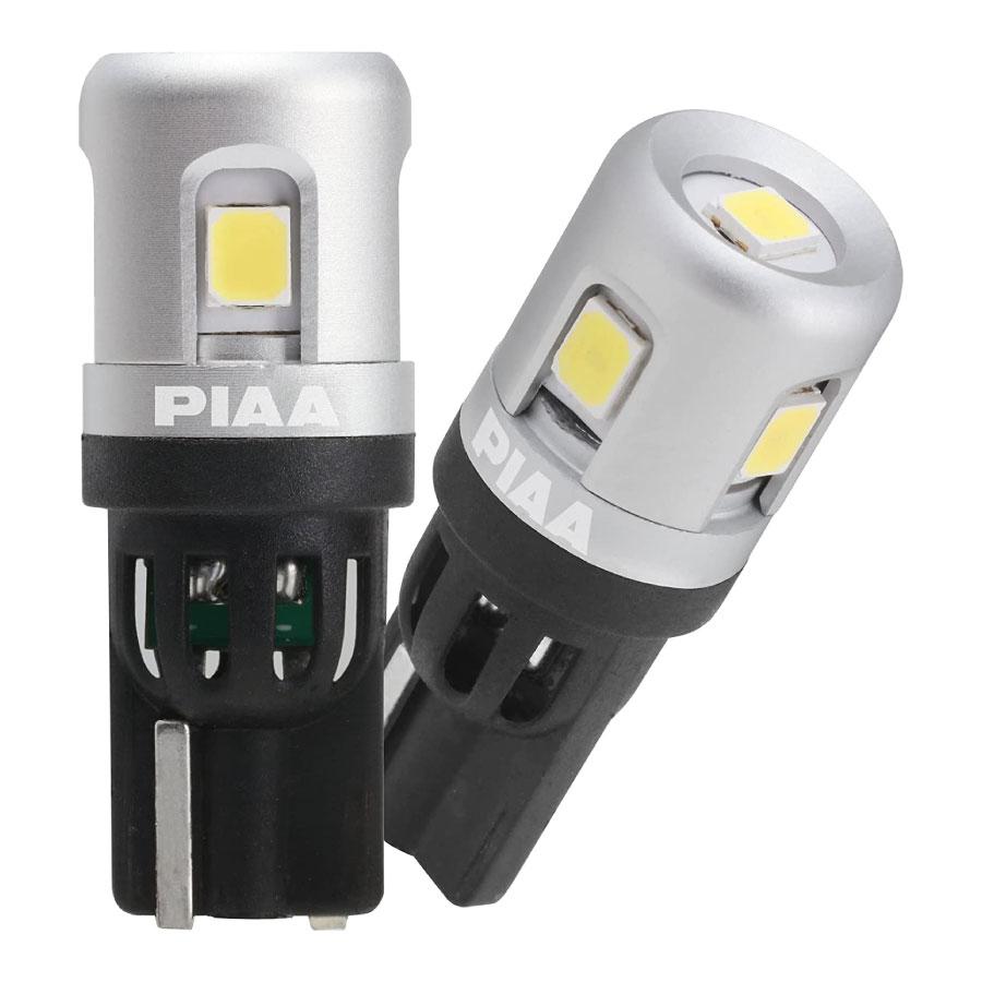 PIAA ポジション用バルブ ルーム/ドアランプ LED 6600K [全方向拡散5 チップ ] 12V 2.3W 200lm T10 2年保証 車検対応 2個入 LEP133 ...