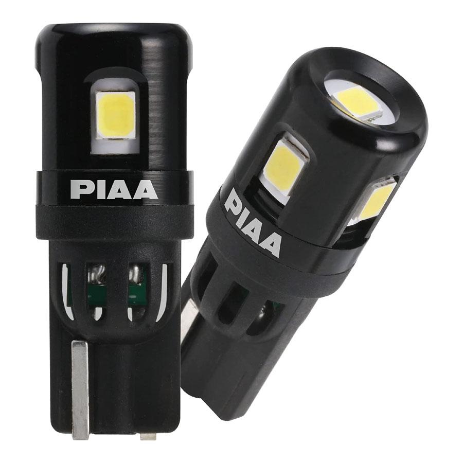 PIAA ポジション用バルブ ルーム/ドアランプ LED 6600K [全方向拡散5 チップ ] 12V 1.5W 150lm T10 2年保証 車検対応 2個入 LEP134 ...