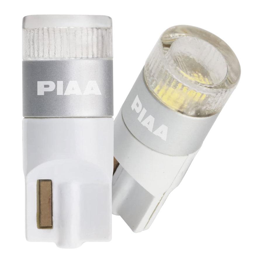 PIAA ポジション用バルブ ルーム/ドアランプ LED 6000K [全方向拡散光学レンズ 2 チップ] 12V 1.3W 120lm T10 2年保証 車検対応 2個入 LEP137 ...