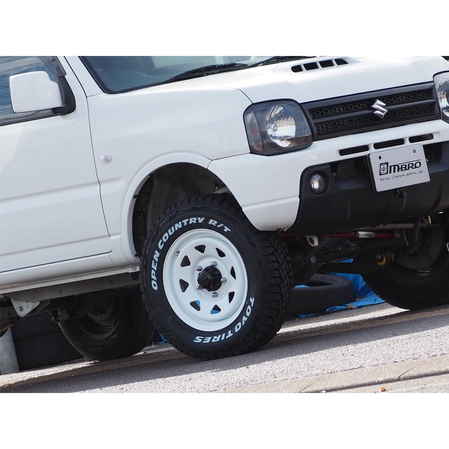 COLIN PROJECT MBRO オールドカントリー SS8 ジムニー用 ホイール スチール製 16インチ 5.5J インセット +20 5H PCD 139 ブラック コーリン ...