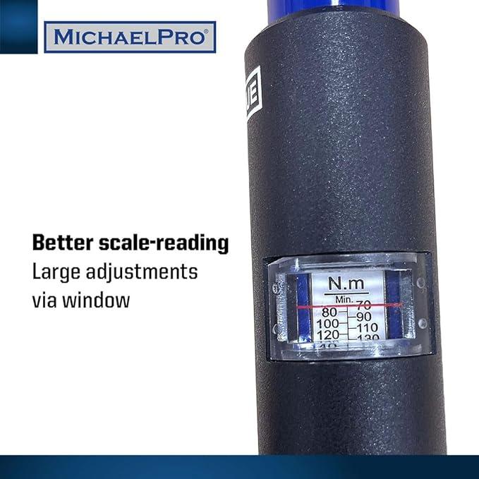 1/2インチドライブ クリックスルートルクレンチ 3ソケット付 17/19/21mm マイケルプロ MP001002-Nm 工具 整備用品 メンテナンス 修理 DIY MichaelPro ...