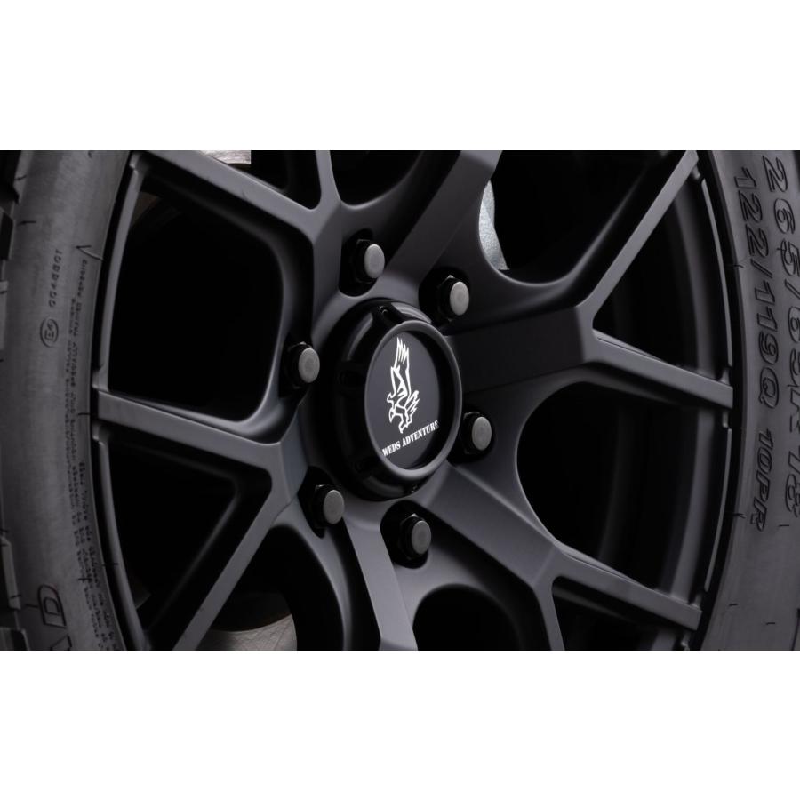 WEDS 4本セット MUD VANCE SD 17X8.0J +20/50 6H 139.7 フルマットブラック 17インチ ホイール ランドクルーザープラド FJクルーザー ハイラックス ...