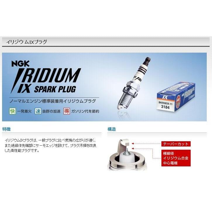 NGK イリジウム IX プラグ BPR7HIX 4815 分離型 スパークプラグ ノーマルエンジン 標準装着用 メール便 : Norauto Yahoo!ショッピング店 - 通販 ...