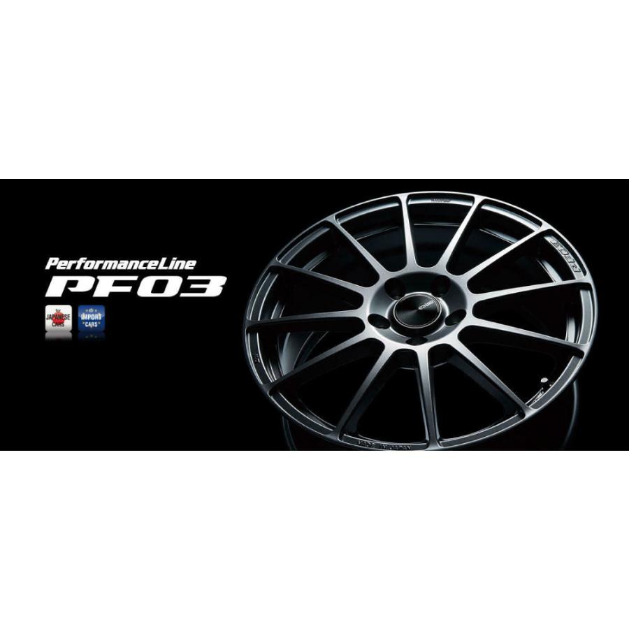 ENKEI エンケイ パフォーマンスライン PF03 ホイール 18インチ 7.5J +48 5H PCD114.3 SBK カスタム ドレスアップ : Norauto Yahoo ...