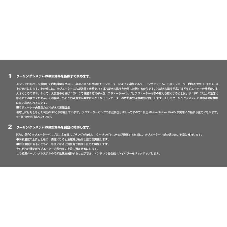 PIAA ラジエターバルブ 108kPa レギュラータイプ シルバー SV54 ピア : Norauto Yahoo!ショッピング店 - 通販 - Yahoo!ショッピング