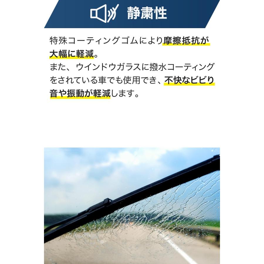 PIAA PIAA(ピア) ワイパーブレード 525mm 超撥水 SLIMVOGUE(スリムヴォーグ) シリコートワイパー 撥水特殊シリコンゴム 替えゴム交換可能 1本入 呼番53A ...