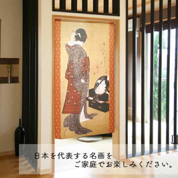 のれん工房 のれん 和風 モダン 暖簾 和柄 葛飾北斎 85cm幅 のれん工房 のれん 和風 モダン 暖簾 和柄 葛飾北斎 85cm幅