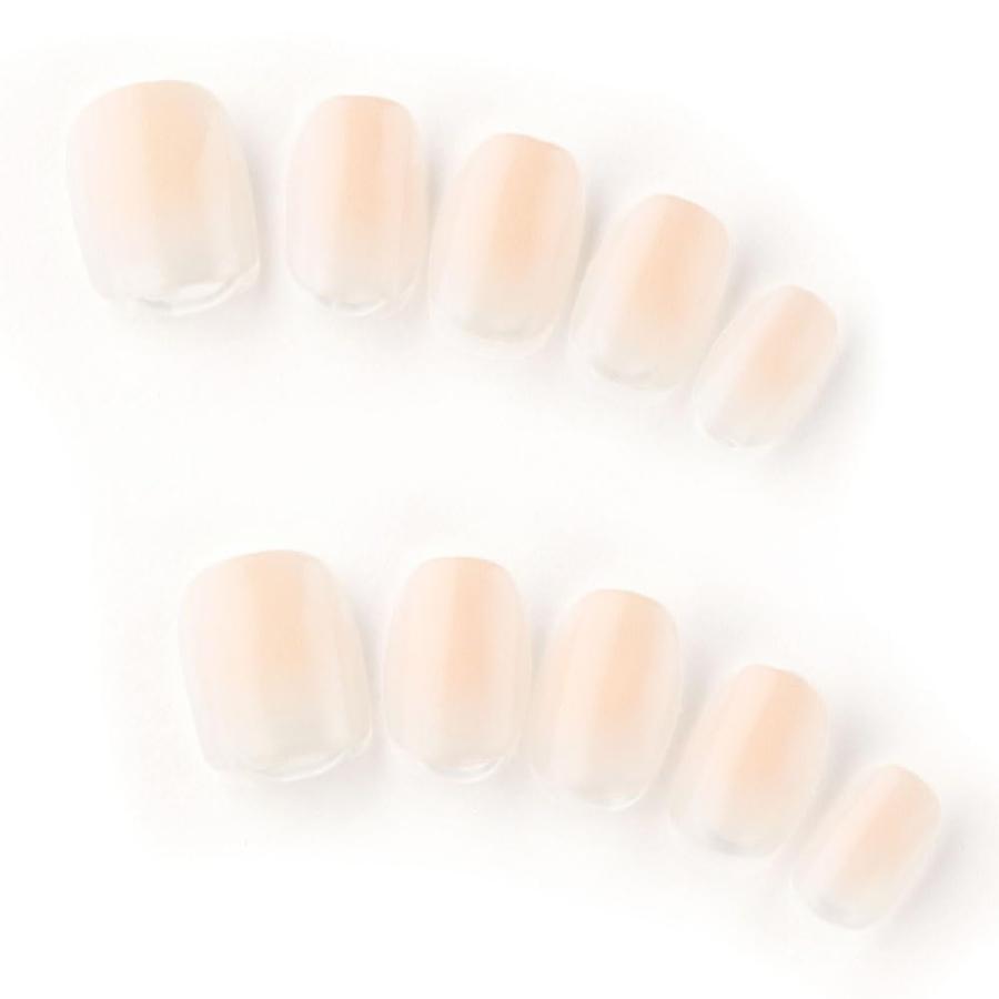 ゆずネイル バレないつけ爪 ネイルチップ ショート 付け爪 両面テープ付 シンプル フォーマル 可愛い BNT-Q-CCP : nori-shop - 通販 - Yahoo!ショッピング
