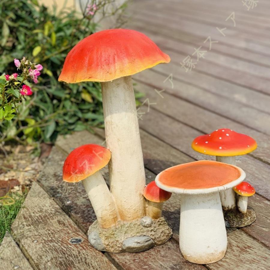 LxRx9 ガーデンオブジェ 置き物 キノコの置物 可愛い雑貨 庭の置物 樹脂オブジェ マッシュルーム お庭 外 野外 季節の飾り 庭彫刻の装飾 庭に置く おしゃれ : ノーマルショップ ...