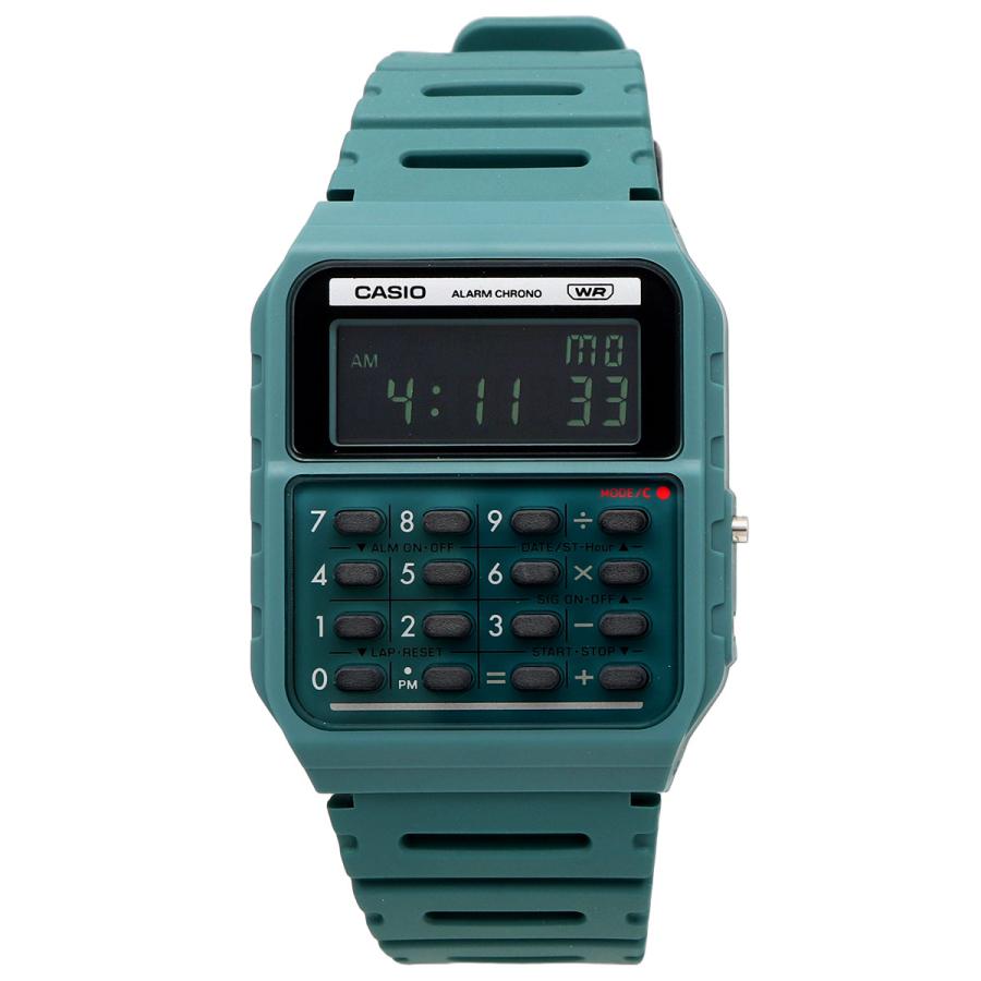 CASIO 腕時計 チープカシオ カリキュレーター CA-53WB-3B バイオマスプラスチック ユニセックス ブルーグリーン 海外モデル [並行輸入品] : ca-53wb-3b ...