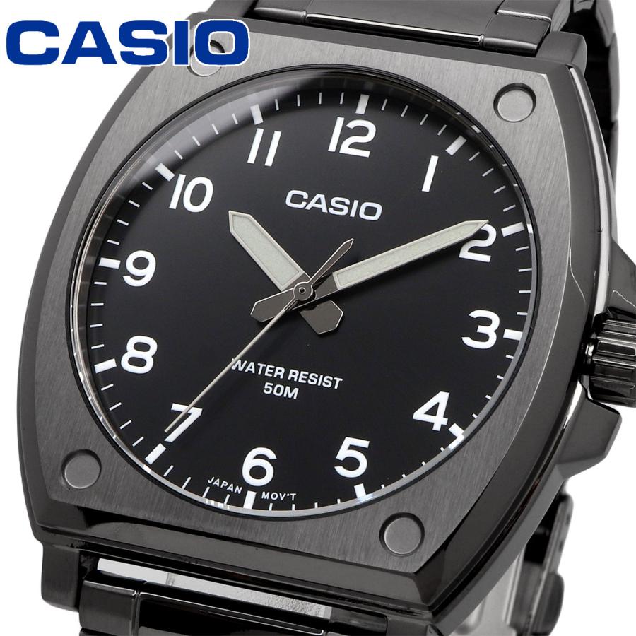 CASIO 腕時計 チープカシオ チプカシ スタンダード アナログ クオーツ ブラック メタルバンド 海外モデル MTP-E730B-1AV [並行輸入品] : mtp-e730b-1av ...