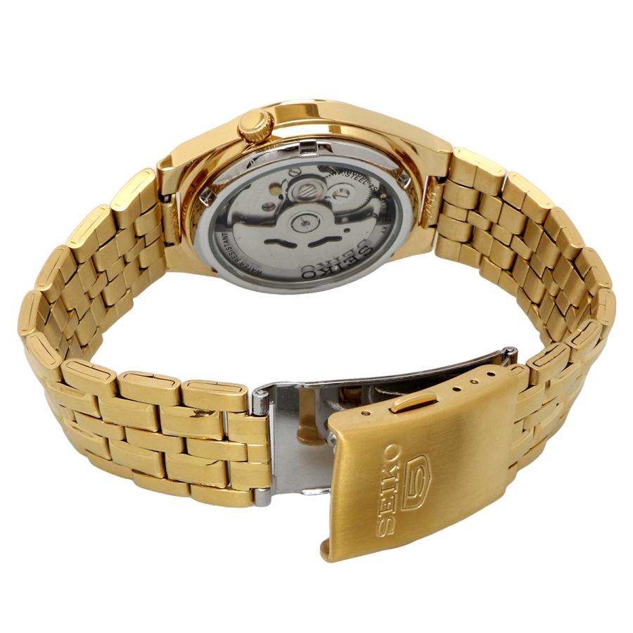 Seiko 5 SEIKO 腕時計 セイコー ウォッチ セイコー5 自動巻き ビジネス カジュアル ゴールド メンズ SNKL64K1 海外 ...