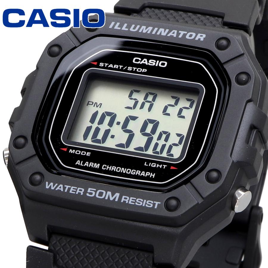 新品 腕時計 CASIO カシオ チープカシオ 海外モデル デジタル メンズ W-218H-1AV :W-218H-1AV:SHOP ...