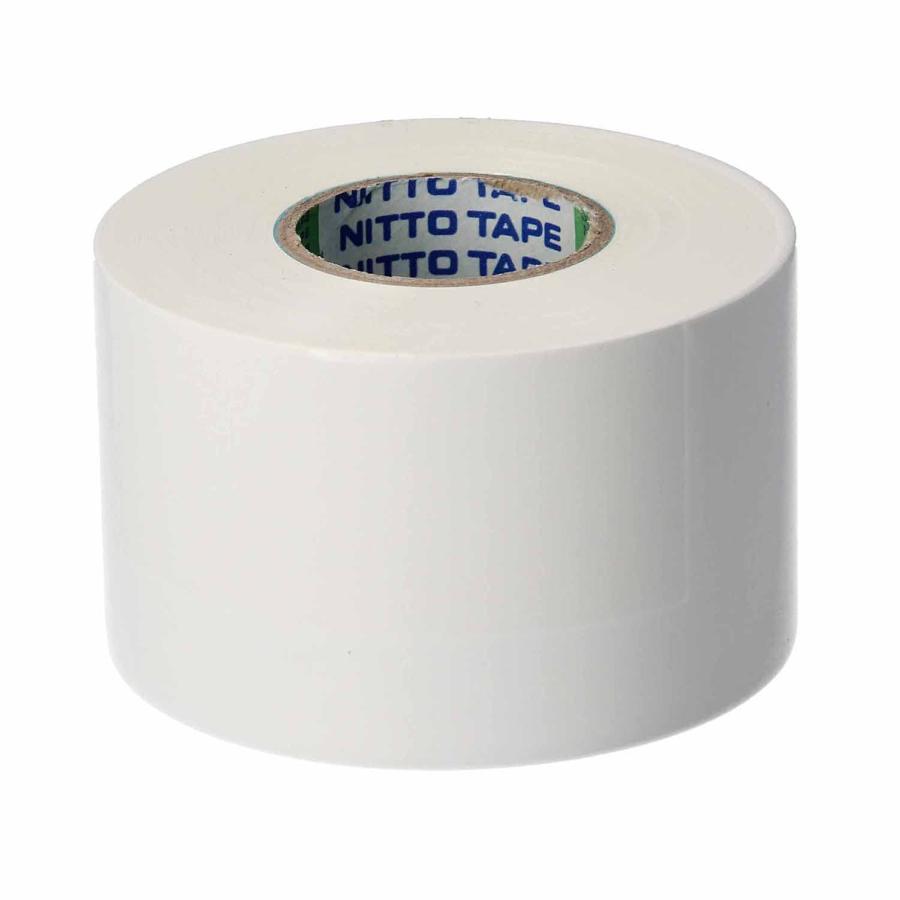 ニトムズ 在庫限り ビニールテープ 白 No.21(幅広) 0.2mm×50mm×20m J3425 脱鉛タイプ 無鉛タイプ 絶縁テープ 保護 ...