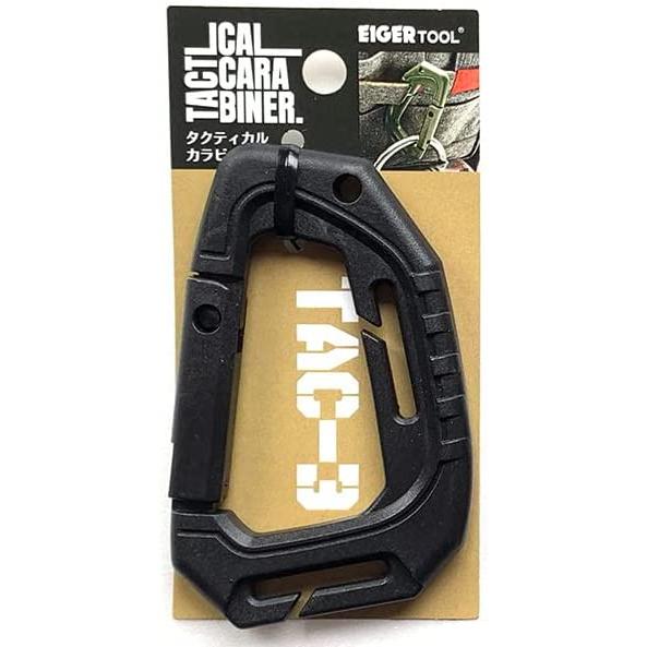 EIGER TOOL(アイガーツール) タクティカルカラビナ TAC-3BR ブラック : NORTH WORK STORE - 通販 - Yahoo!ショッピング