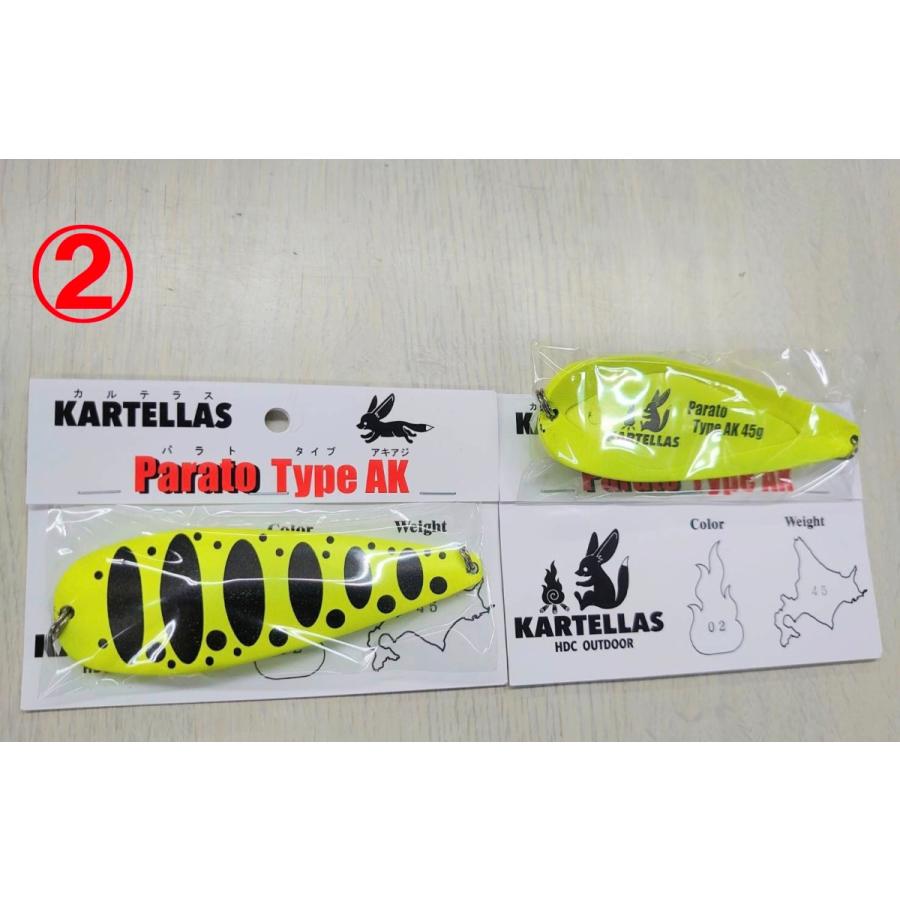 カルテラス KARTELLAS パラトタイプアキアジ AK 45g : NorthCastヤフー店 - 通販 - Yahoo!ショッピング