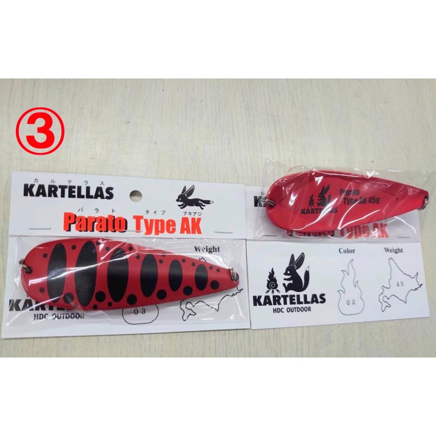 カルテラス KARTELLAS パラトタイプアキアジ AK 45g : NorthCastヤフー店 - 通販 - Yahoo!ショッピング