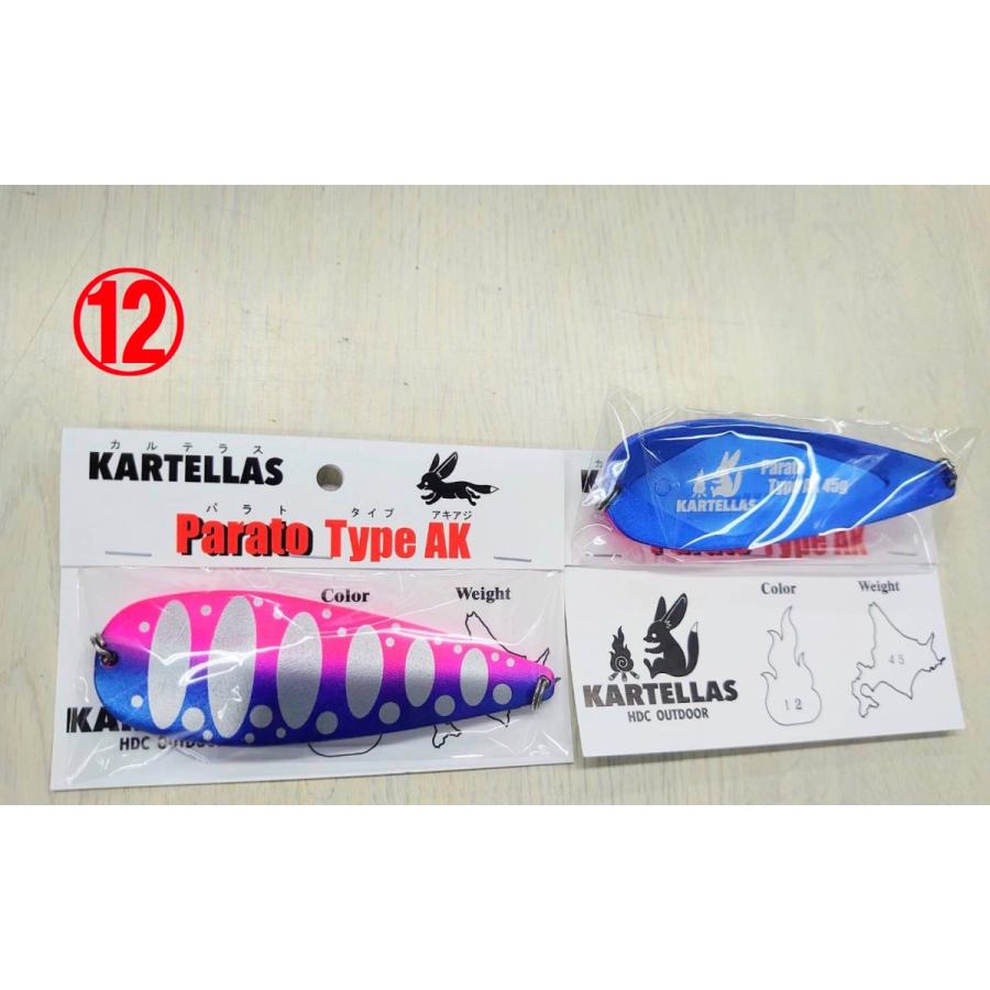 カルテラス KARTELLAS パラトタイプアキアジ AK 45g : NorthCastヤフー店 - 通販 - Yahoo!ショッピング