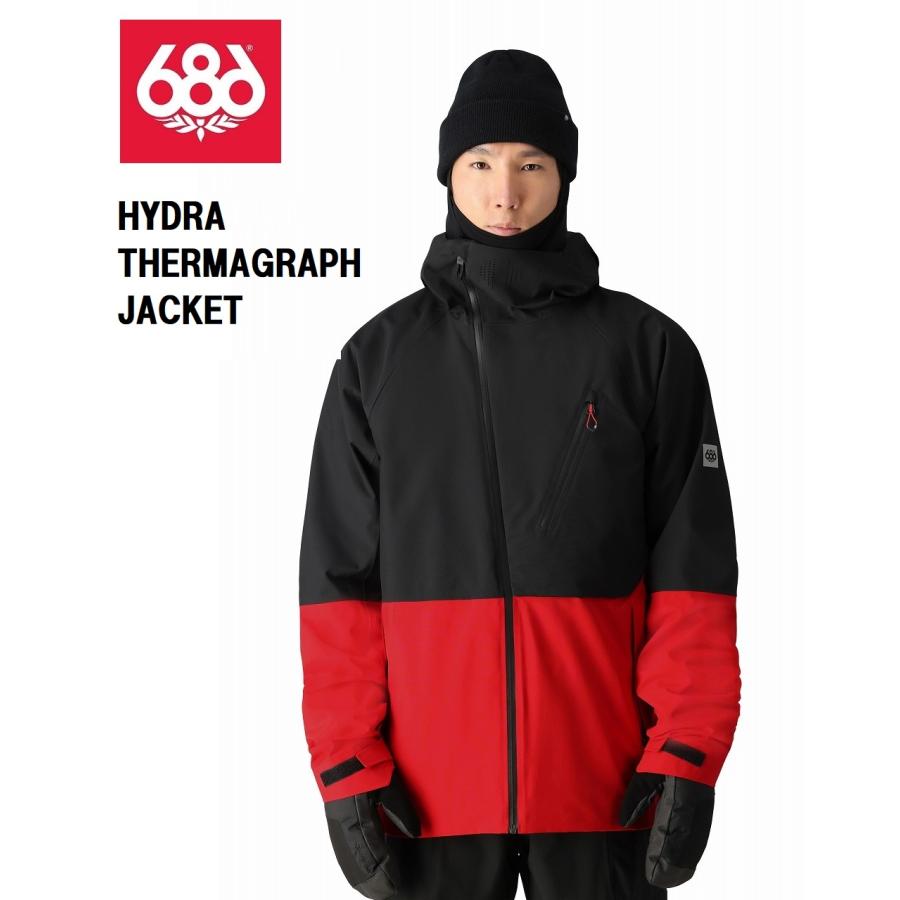 686 SIX EIGHT シックスエイトシックス 24-25 HYDRA THERMAGRAPH JACKET TRUE RED ...