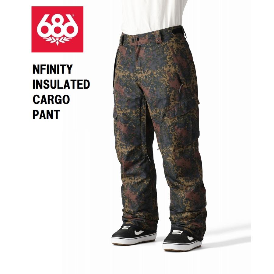 686 SIX EIGHT シックスエイトシックス 24-25 INFINITY INSULATED CARGO PANT DARK ...