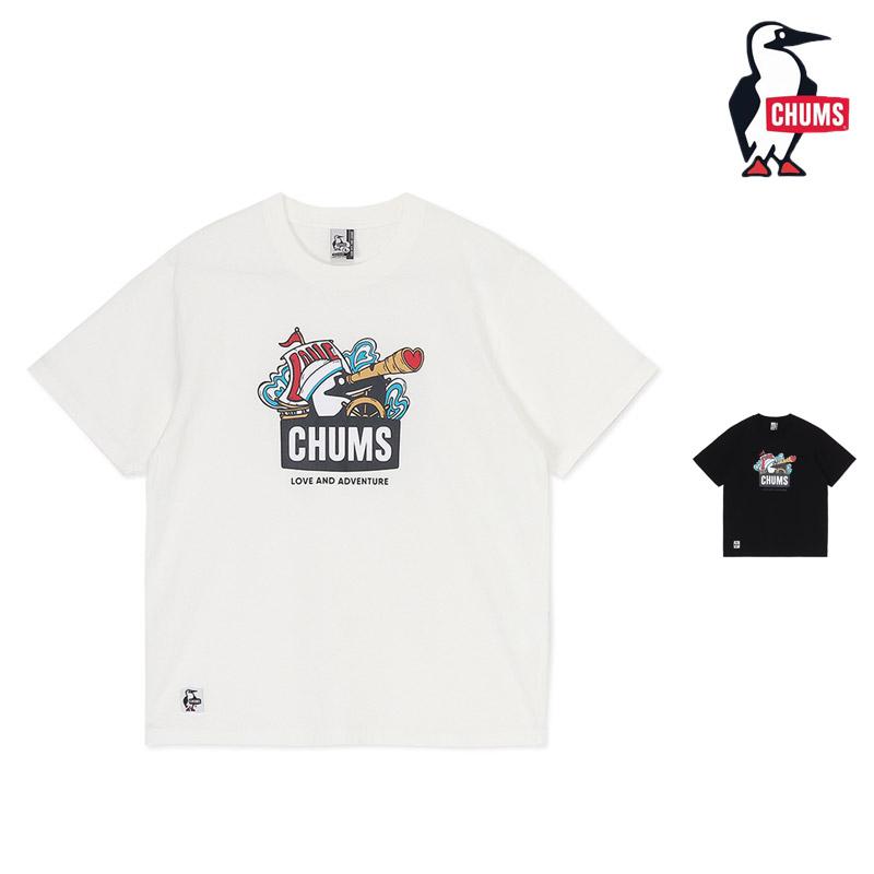 CHUMS（チャムス） セール SALE ラブ & アドベンチャー ブービー Tシャツ LOVE & ADVENTURE BOOBY T-SHIRT Tシャツ トップス CH01-2516 ...