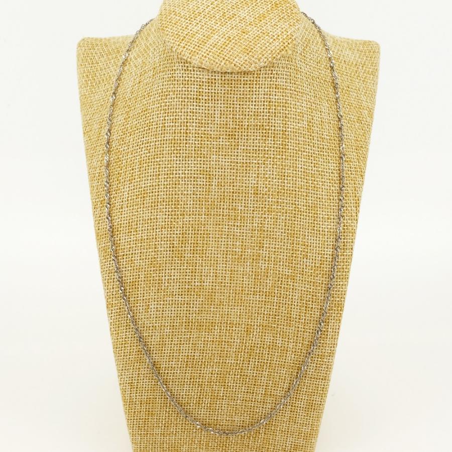 Pt1000 純プラチナ スクリューチェーン ネックレス 長さ61cm 4.8g : ノースプラザ - 通販 - Yahoo!ショッピング