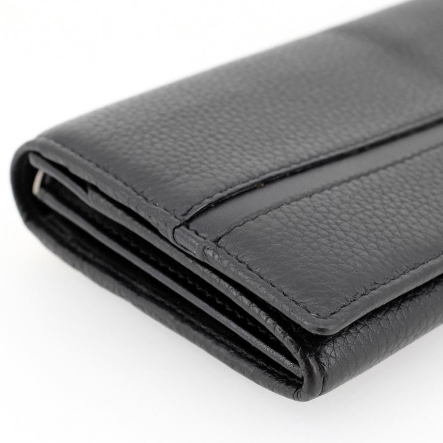 オクト 【美品】BVLGARI ブルガリ 長財布（小銭入れあり） チェーン付（取り外し可能） 36970 本革 レザー 黒 : ノースプラザ ...