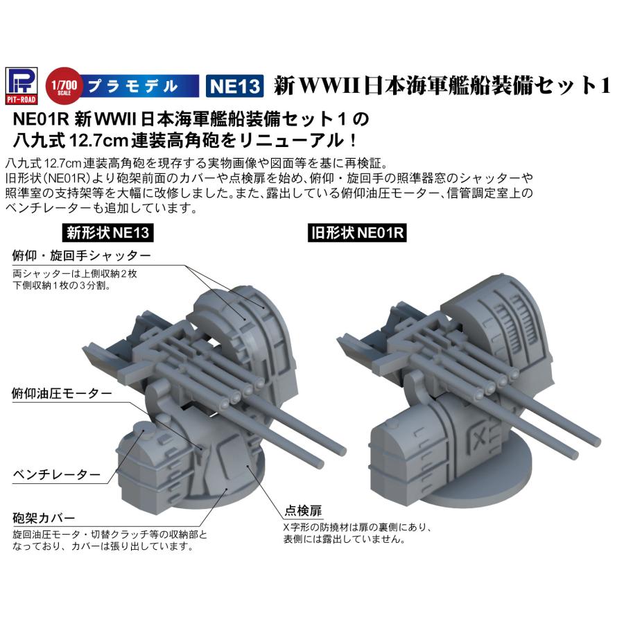 ピットロード NE13 1/700 新WWII日本海軍艦船装備セット（1） : 模型・ホビーのノースポート - 通販 - Yahoo!ショッピング