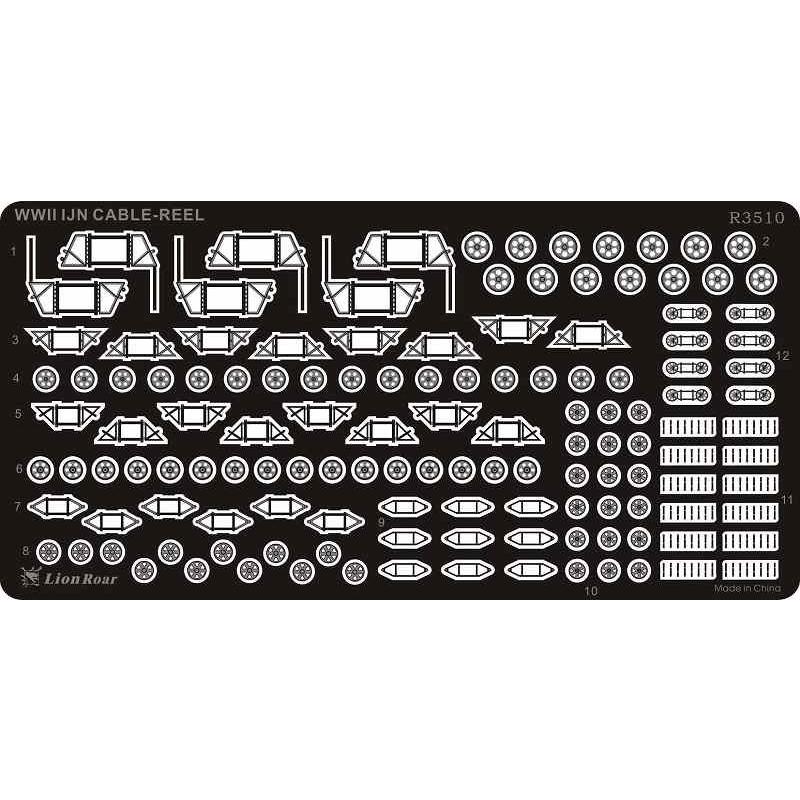 ライオンロア R3510 1/350 日本海軍 艦船用ケーブルリール : 模型・ホビーのノースポート - 通販 - Yahoo!ショッピング
