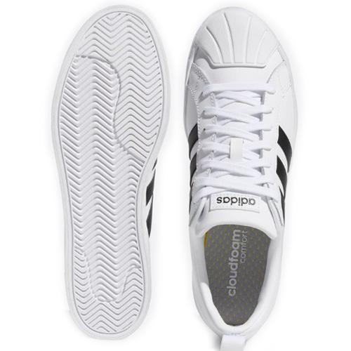 adidas スニーカー メンズ アディダス ストリートチェック クラウドフォーム コートロー ローカット 靴 男性用 GW5488 白 ...