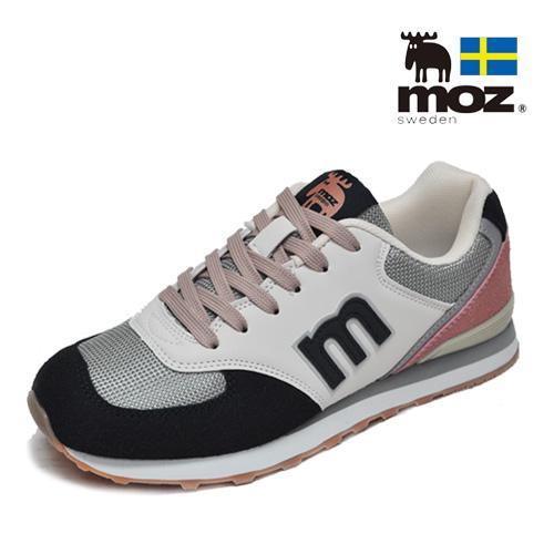 モズ スニーカー レディース 靴 幅広 甲高 3E 軽量 軽い ブランド おしゃれ シンプル 可愛い 通勤 通学 快適 疲れにくい ネイビー/アイボリー moz MZ-10255 : mz ...