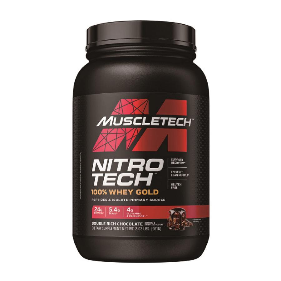 【国内正規品】Muscletech（マッスルテック）ニトロテック 100% ホエイゴールド ダブルリッチチョコレート 910g ...