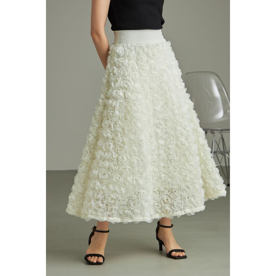 &. NOSTALGIA フラワーチュールフレアスカート : NOSTALGIA - 通販 - Yahoo!ショッピング