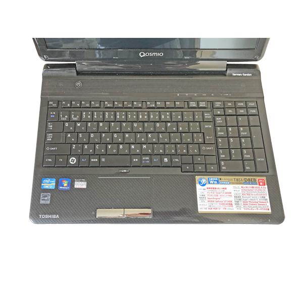 dynabook Qosmio T 中古パソコン TOSHIBA T851/D8EB PT851D8EBFB Microsoft Office 2019 Core i7 2640M 2 ...