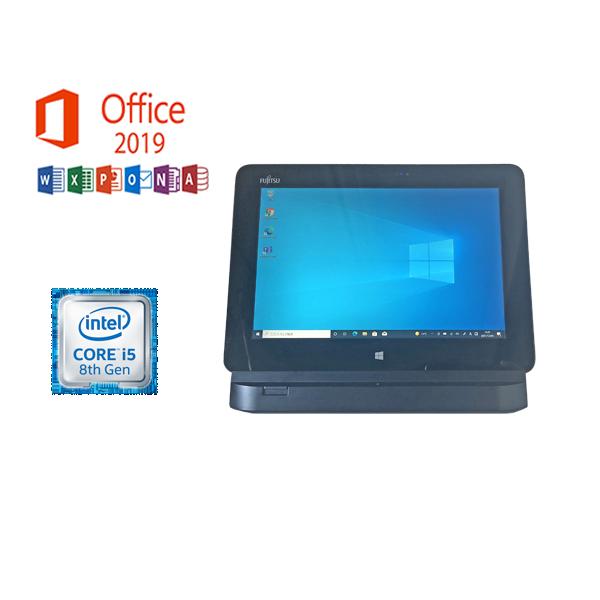 arrows Tab タブレット 中古 富士通Arrows Q555/K64 Microsoft Office 2019 ATOM Z3795 ...