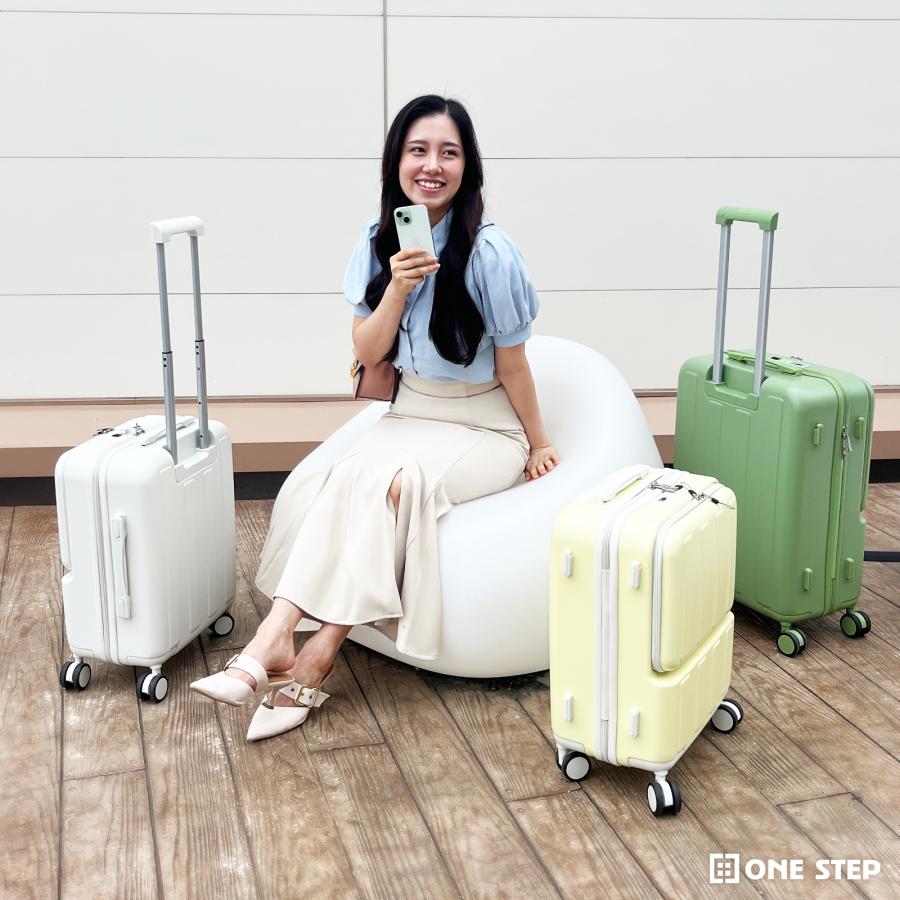 ONE STEP スーツケース s 2泊3日 キャリーケース Sサイズ 前開き 機内持ち込み フロントオープン 軽量 40l ハード : 防災グッズ専門店ONESTEP - 通販 ...
