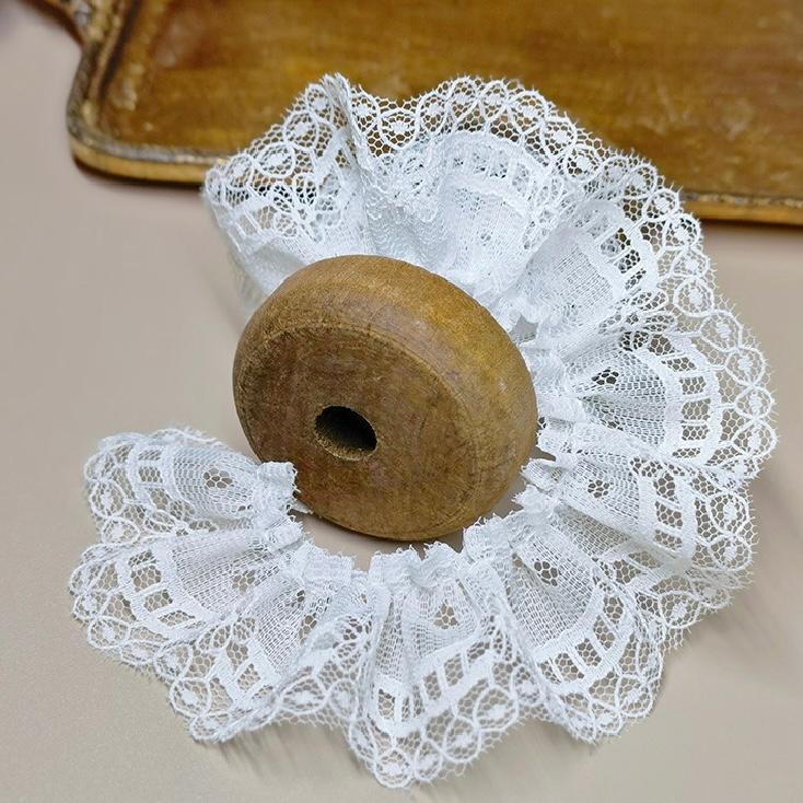 フリルレース A007 50cm単位 ホワイト 縁飾り ロリータ ハンドメイド パーツ :frill-A007:Not Two - 通販 - Yahoo!ショッピング