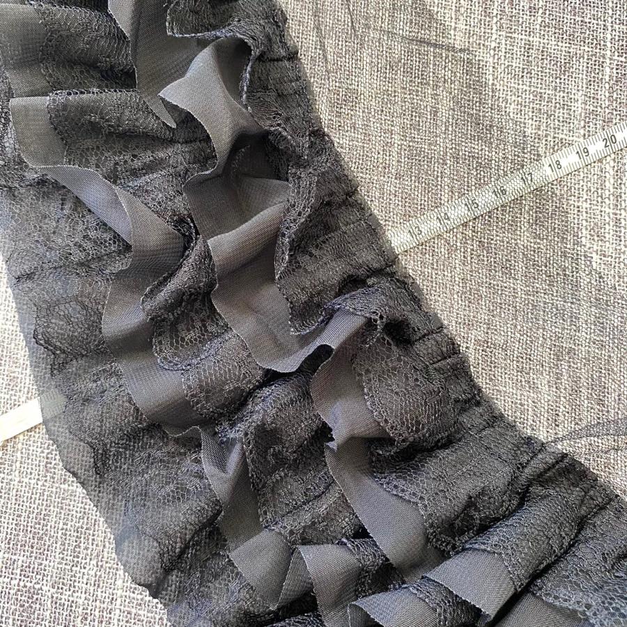 フリルレース B001&002 50cm単位 ホワイト 縁飾り ロリータ ハンドメイド パーツ :frill-B001and002:Not Two - 通販 - Yahoo!ショッピング